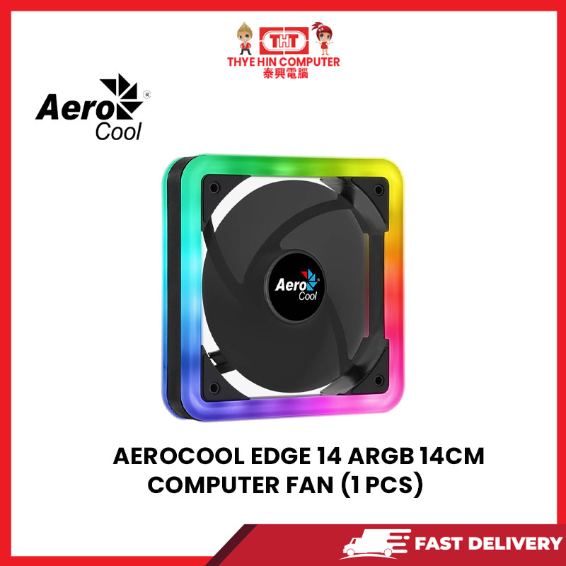 AEROCOOL EDGE 14 ARGB 14CM COMPUTER FAN (1 PCS) | Shopee Malaysia