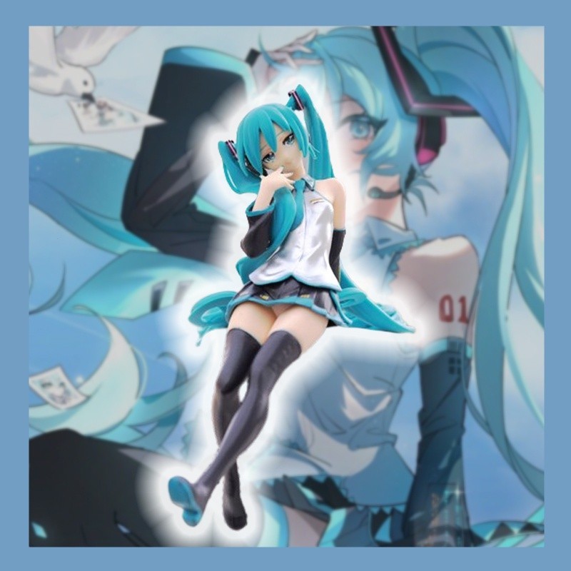14cm Hatsune Miku Virtual Singer Action Figure Miku Noodle Stopper PVC ...