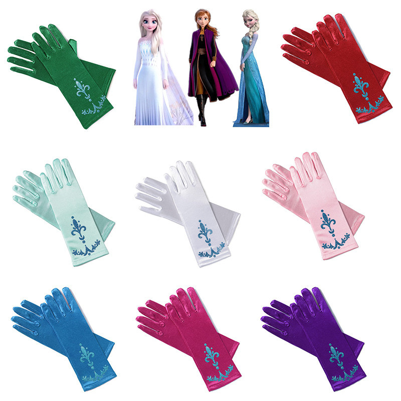 Girl Diseny Frozen Elsa Princess Cosplay Costume Gloves Available in ...