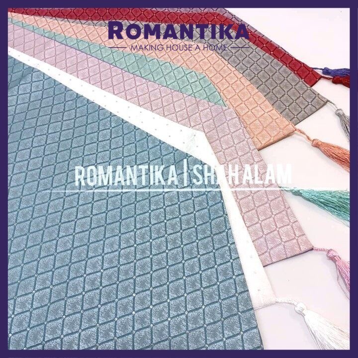 Romantika Classic Table Runner 2m Diamond Table Cloth Linen Cotton ...