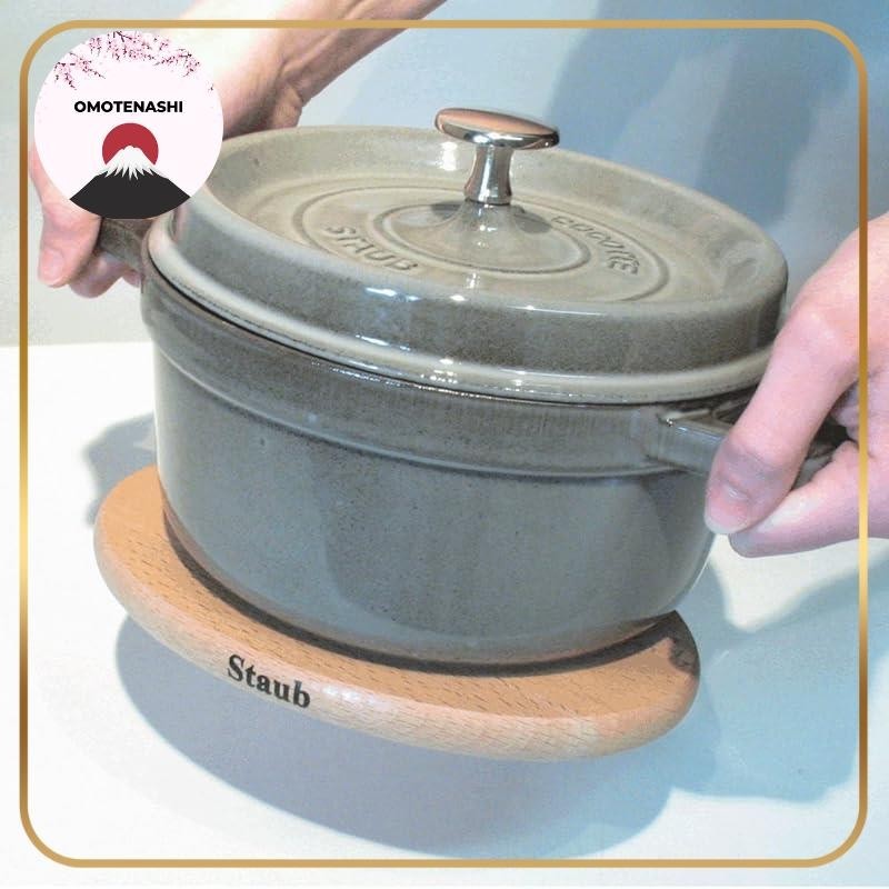 Staub Staub "Magnet Trivet Oval 15×11cm" Pot Stand [Japanese regular ...