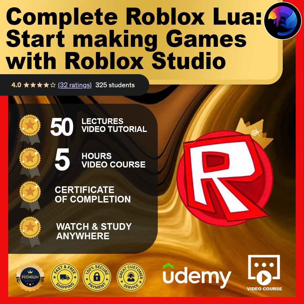 [Video Course]Complete Roblox Lua: Start making Games with Roblox ...