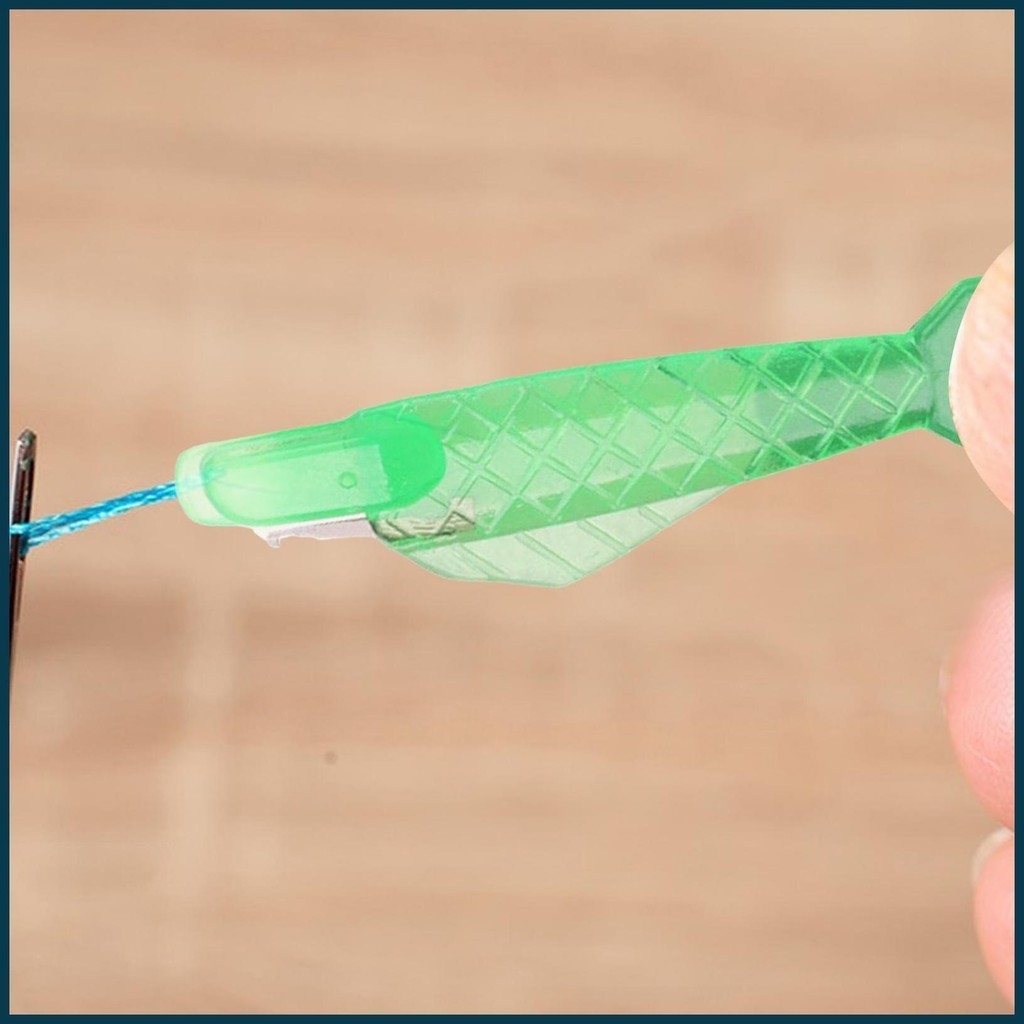 Needle Threader 20pcs Fish Mouth Shape Cross Stitching Threading Tool ...