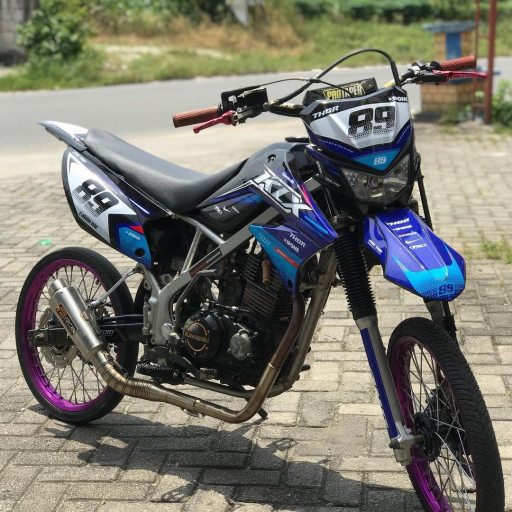 Decal/sticker klx Old-DTRACKER-CRF150L-klx BF-klx gordon-wr155 Etc full ...