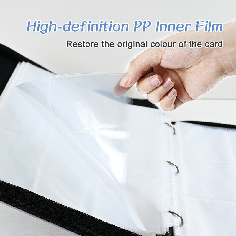 【Ship in 24h】4/9 Pocket Photocard Binder Leather Zipper Album Photocard ...
