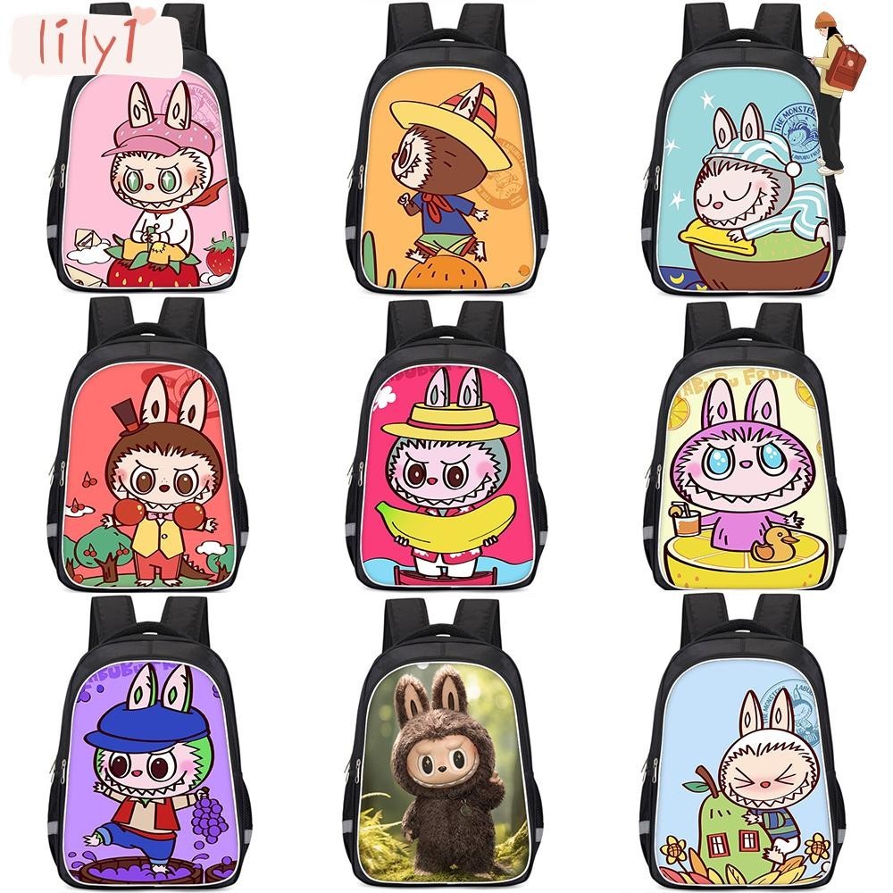 LILYONE Labubu Backpack, Cartoon Image for Bubble Mart High Capacity ...