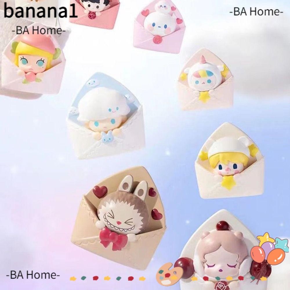 BA Box, POPMART Pop Bean Love Letter Series Anime Cartoon Figure Model ...