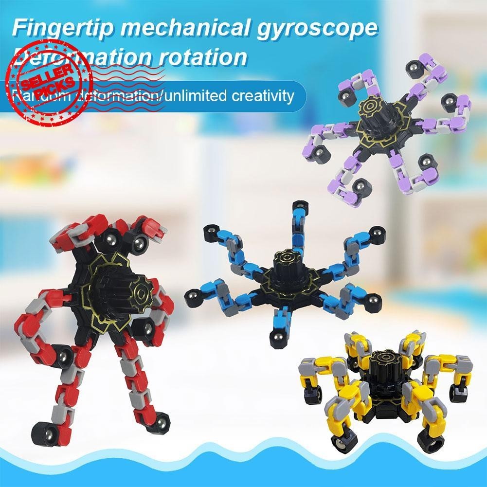 Diy Finger Gyro Robot Toys Transform And Compress Gyro Design With ...