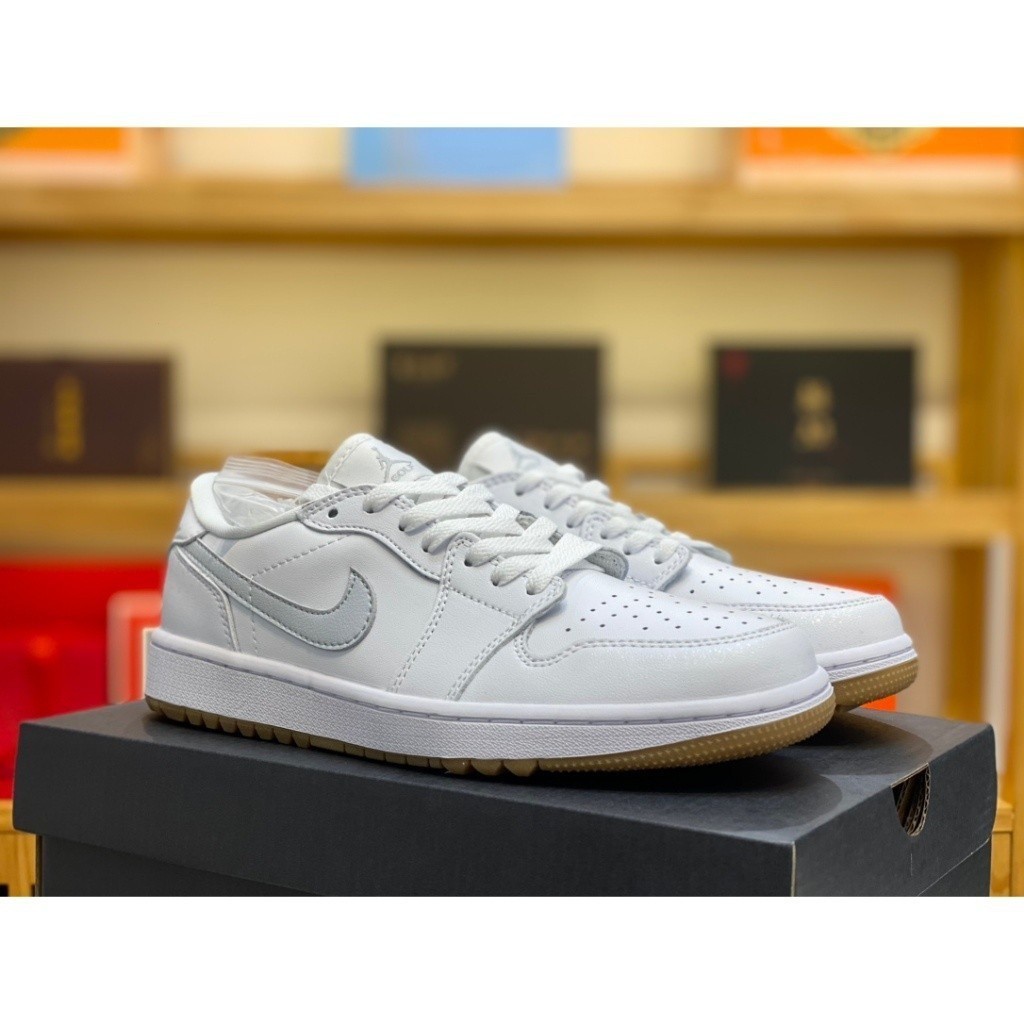 New design AirJordan 1 AJ1 Low GOLF unisex sneakers sports shoes white ...