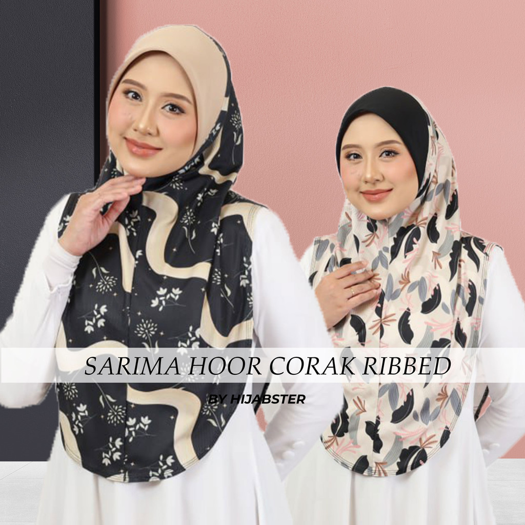 SARIMA HOOR CORAK RIBBED / ANTI TEMBAM /ANTI KEDUT | Shopee Malaysia
