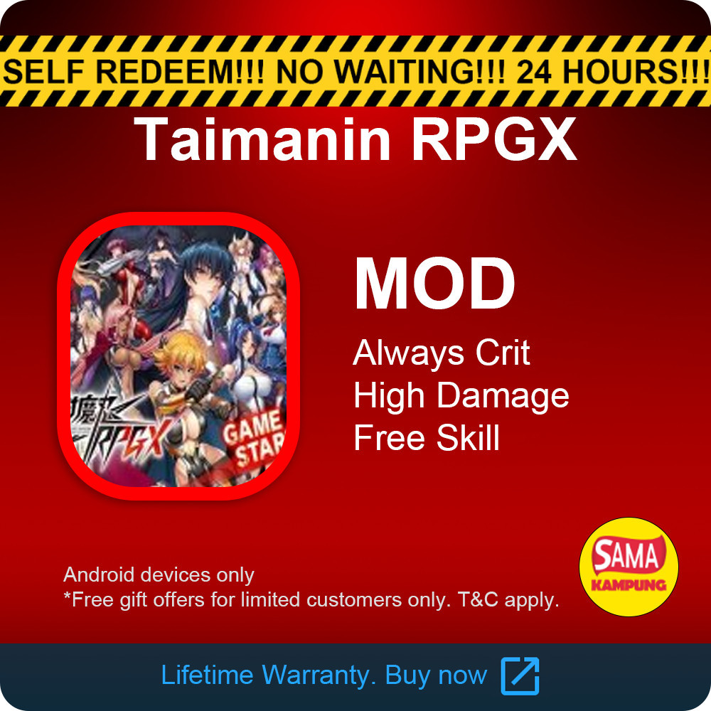 [ANDROID GAME] Taimanin RPGX MOD | TRUSTED SELLER | LIFETIME WARRANTY | NS | Shopee Malaysia