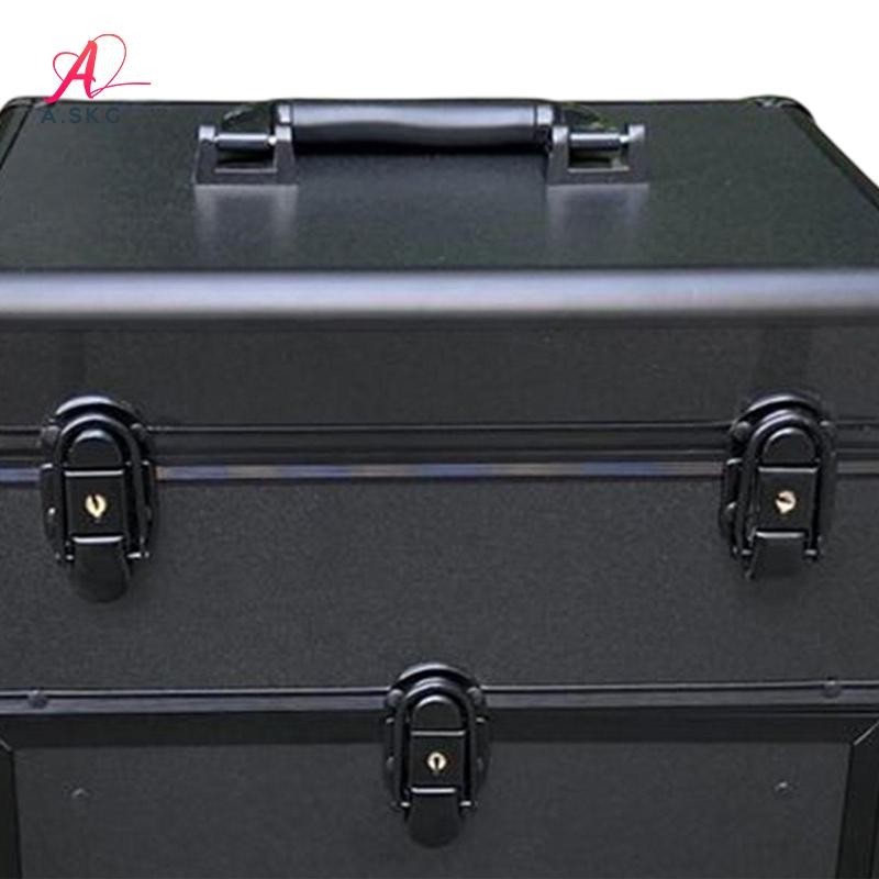 [COD] Professional Makeup Carrying Case 2 Tiers with Locking Latch Heavy Duty Large | Shopee ...