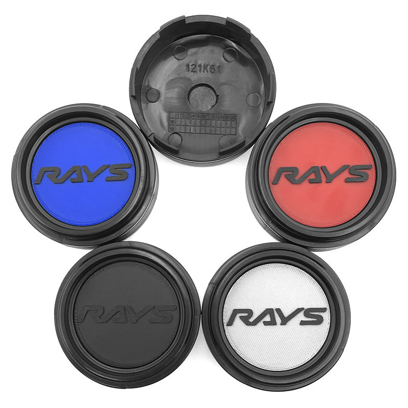 Yz> CarDIY 4PCS Solid Durable 61mm Rays CE28 TE37 RE30 ZE40 Wheel Cap ...