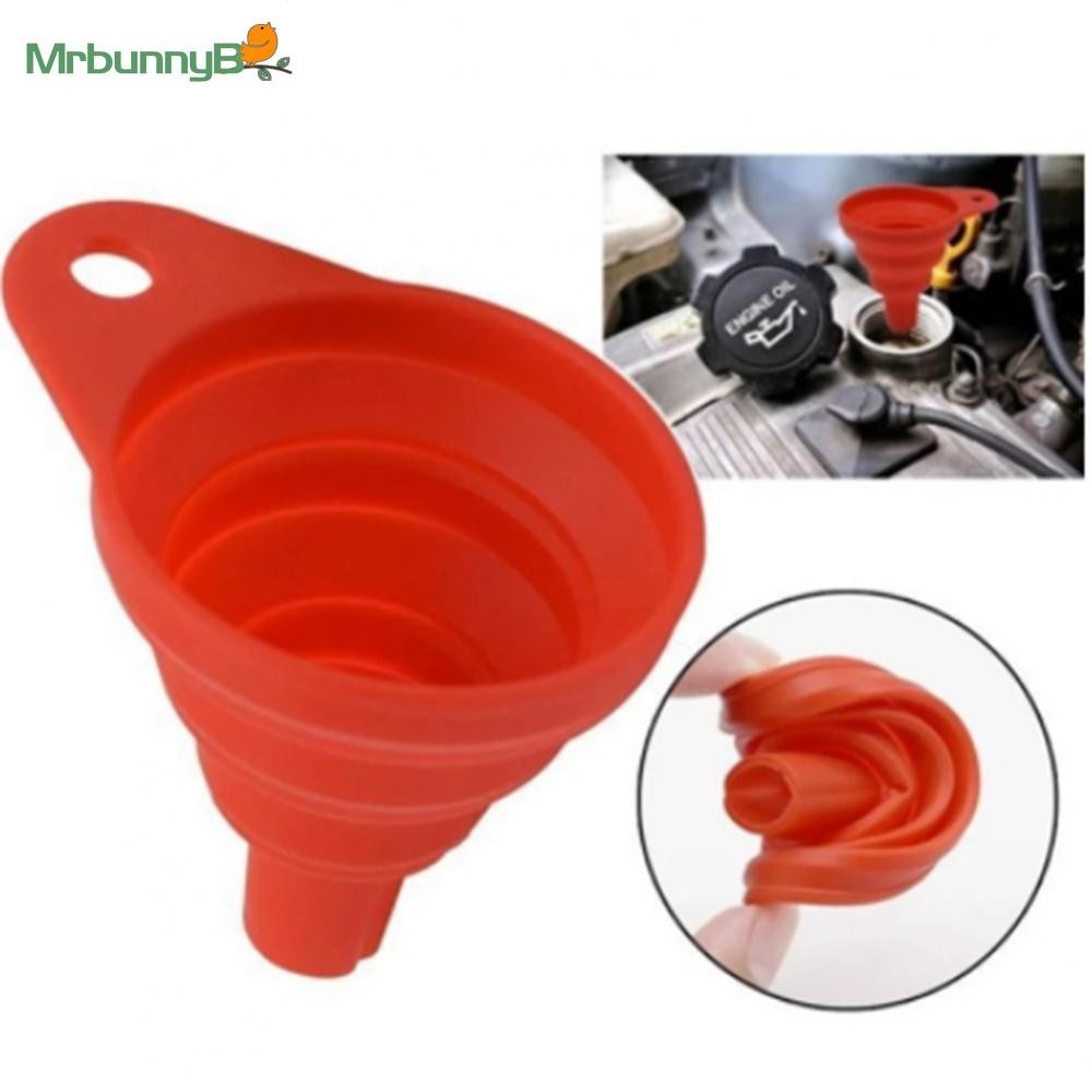 Car Funnel Collapsible Foldable Silicone Up 7cmX6cm Engine Wash Coolant ...