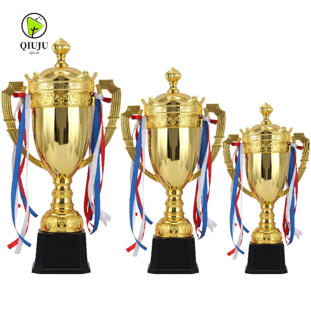 QIUJUU Gold Trophy Awards, Champion Crown Small Cup, High Quality ...