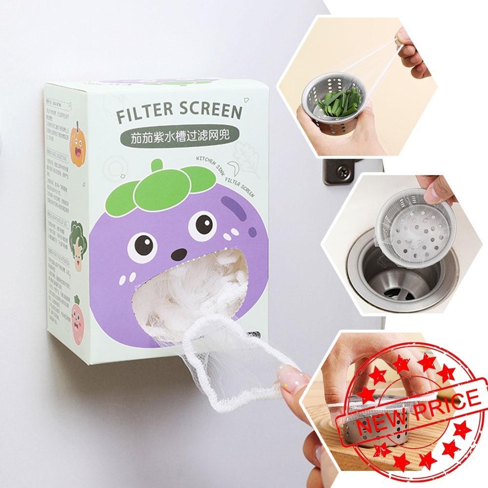 Sink Filters With Net Bag For Kitchen Drain Holes Antiblockage Trash ...