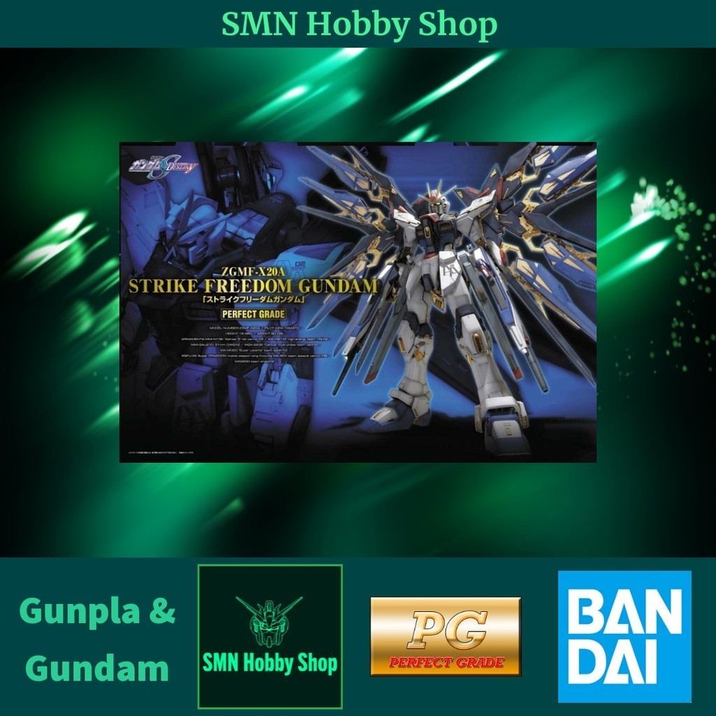 PG 1/60 ZGMF-X20A Strike Freedom Gundam Gunpla Gundam Toys Plastic Model Kit [Mobile Suit Gundam ...