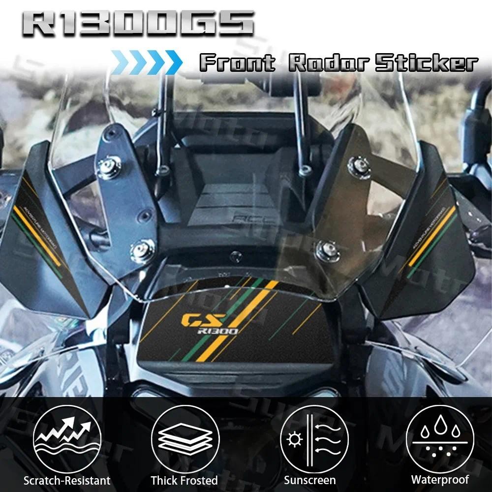 Motorcycle Windshield Frosted Sticker Motocross Decorative Triple Black ...