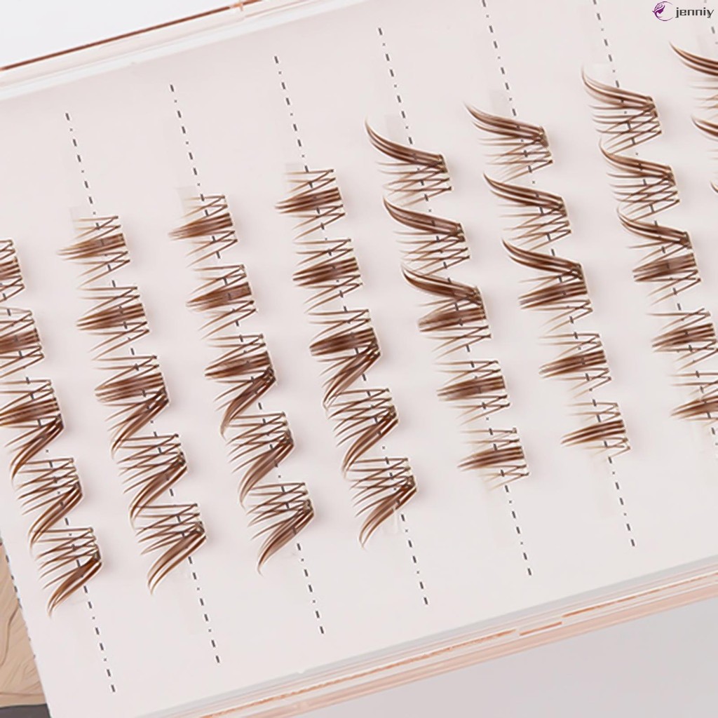 Black Pre Glued Lash Clusters Self Sticking Eyelashes Clusters | Shopee ...