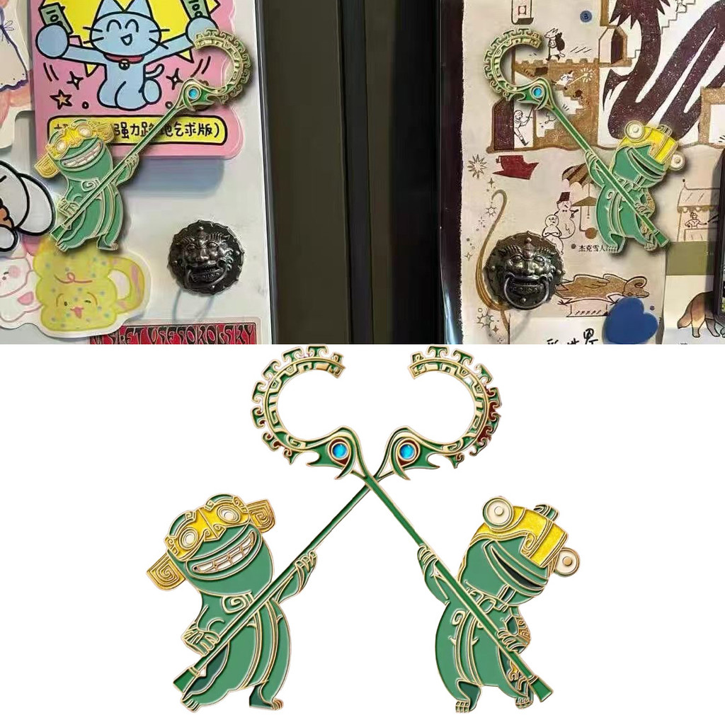 Cartoon Anime NeZha 2 Series Refrigerator Magnets Fun Whiteboard ...