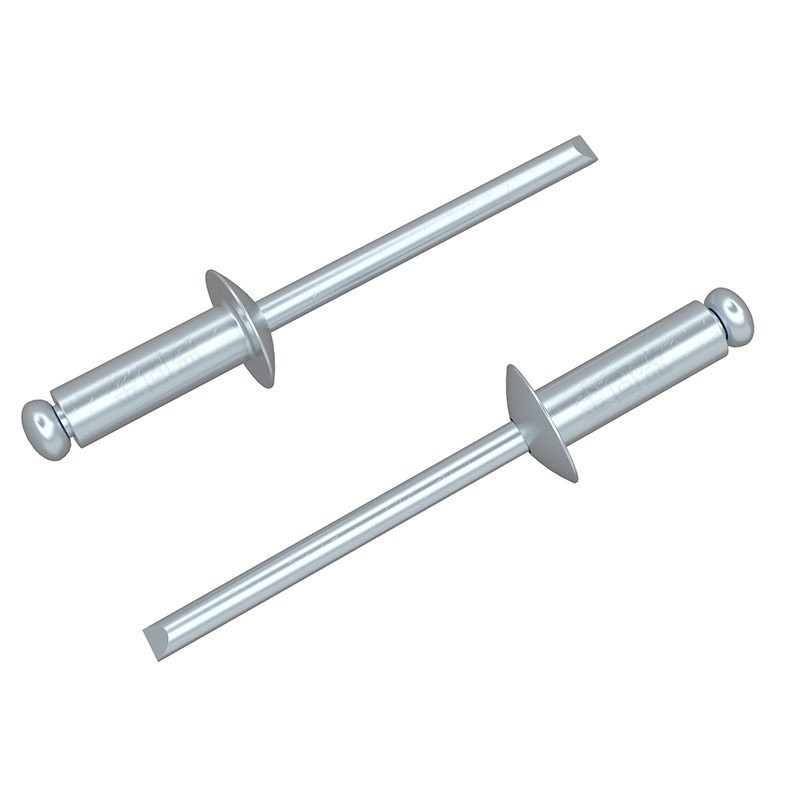 Jinguying Galvanized All-Iron Core Rivets Open Type Flat Round Head ...