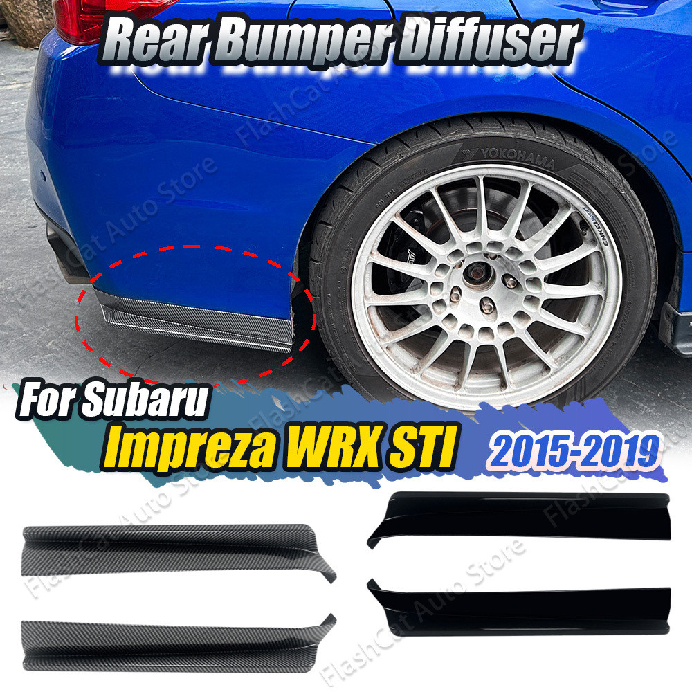 Lower Diffuser Splitter Body Kits Side Corner For Subaru Impreza WRX ...