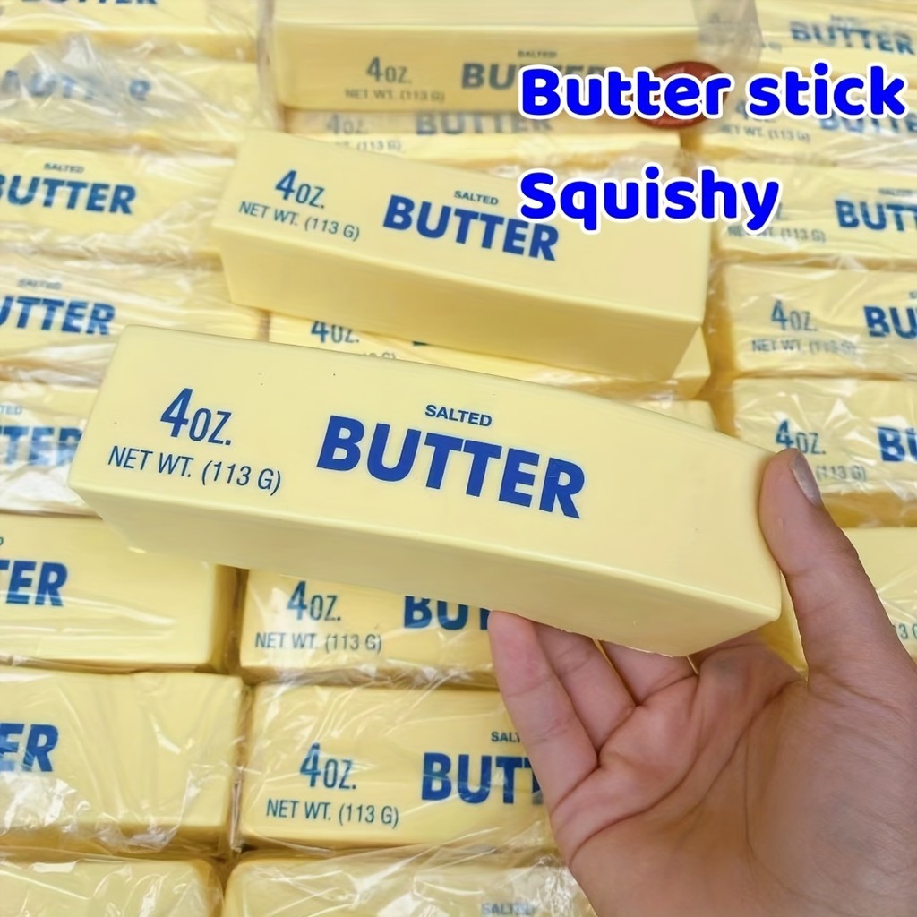 Butter Stick Squeezed Soft Toys Stress Relief Fidget Toys for Children ...