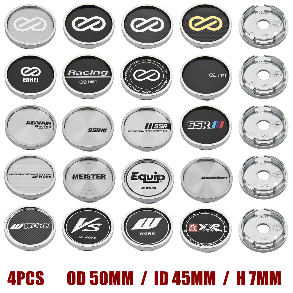 50mm Rim Cap WORK VS EQUIP MEISTER Wheel Cover Cap WEDSSPORT KRANZE ...