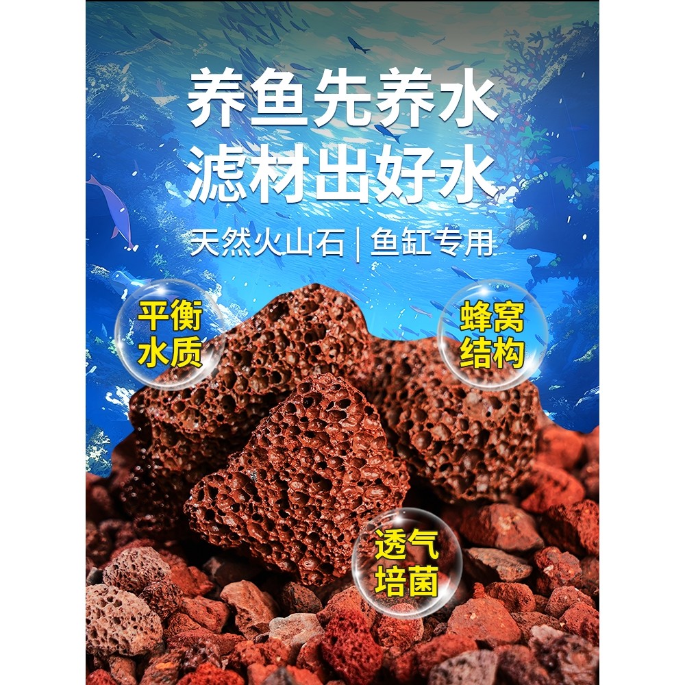 Tangki Ikan Batu Gunung Berapi Khas Landskap Akuarium Pasir Bahan ...