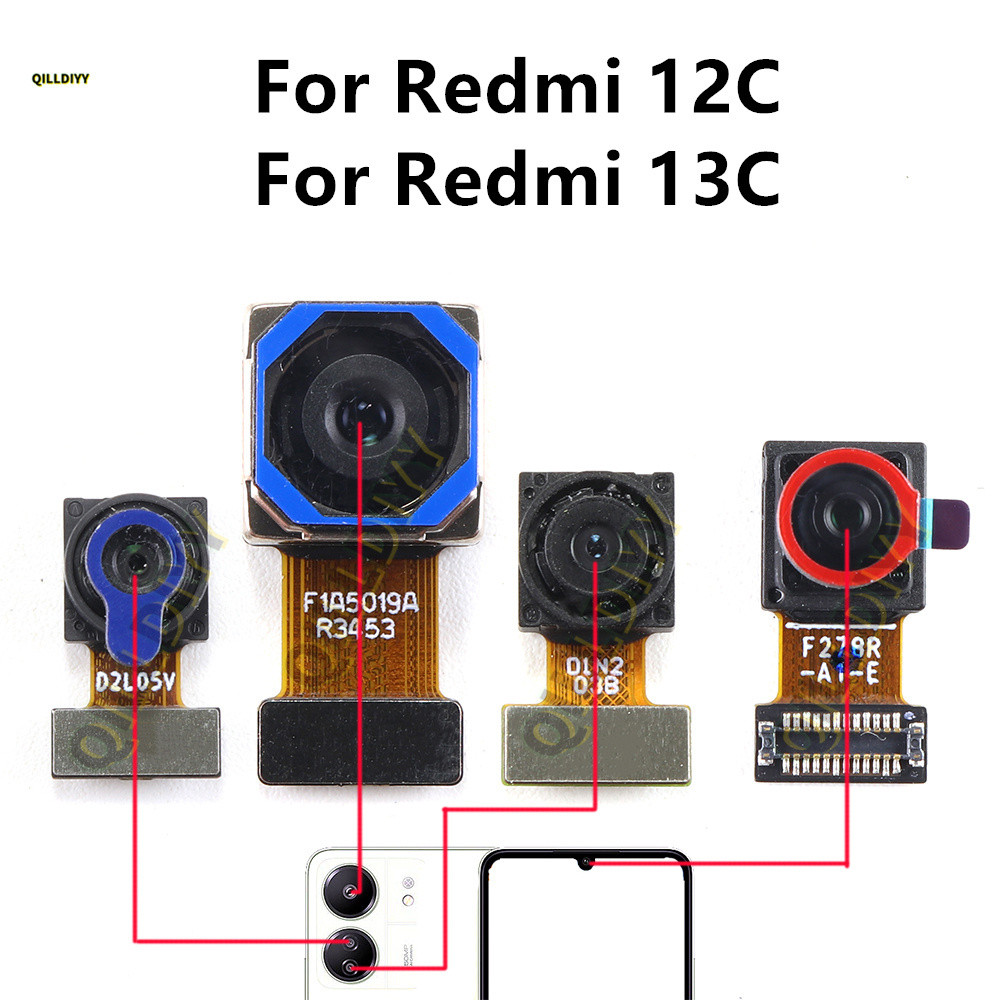Front Rear Camera For Xiaomi Redmi 12C 13C Frontal Selfie Facing Back ...