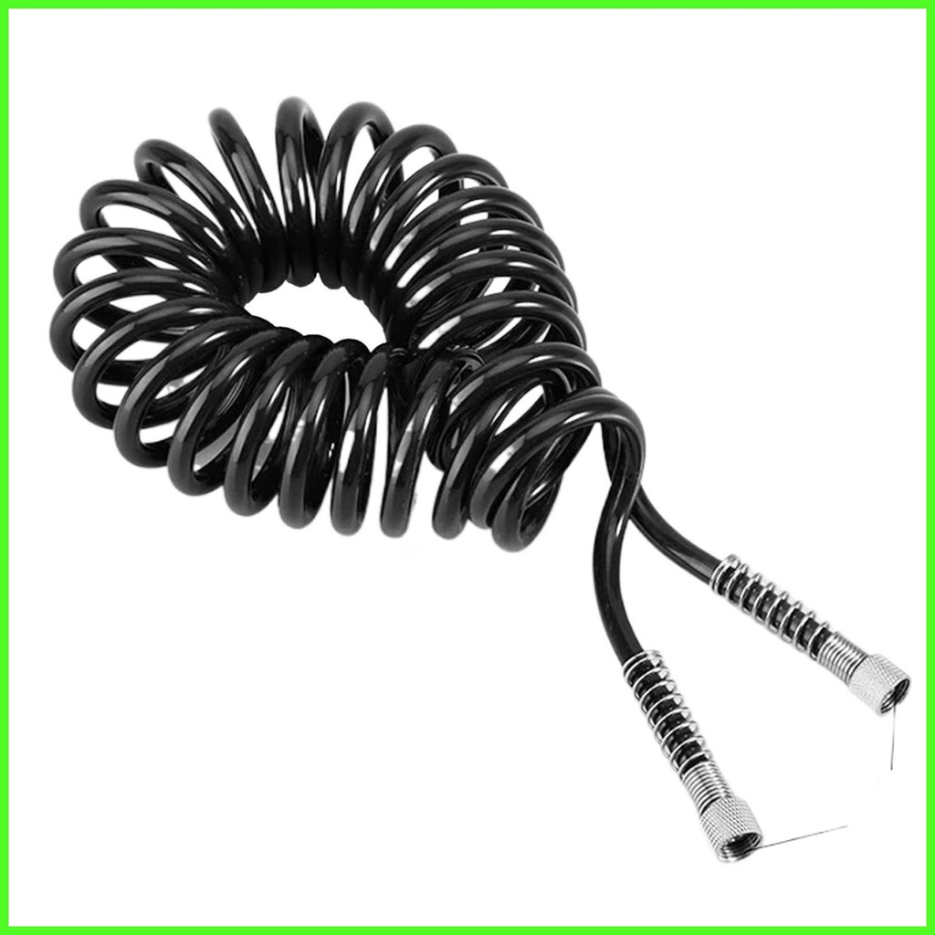 Recoil Hose 1/8 Inch Coiled Air Compressor Hose 9.8 Ft Pipe Assembly ...