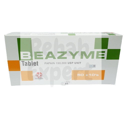 (KKM Approved) Surut Bengkak/Swelling BEAZYME 1 strip of 10 biji | Shopee Malaysia