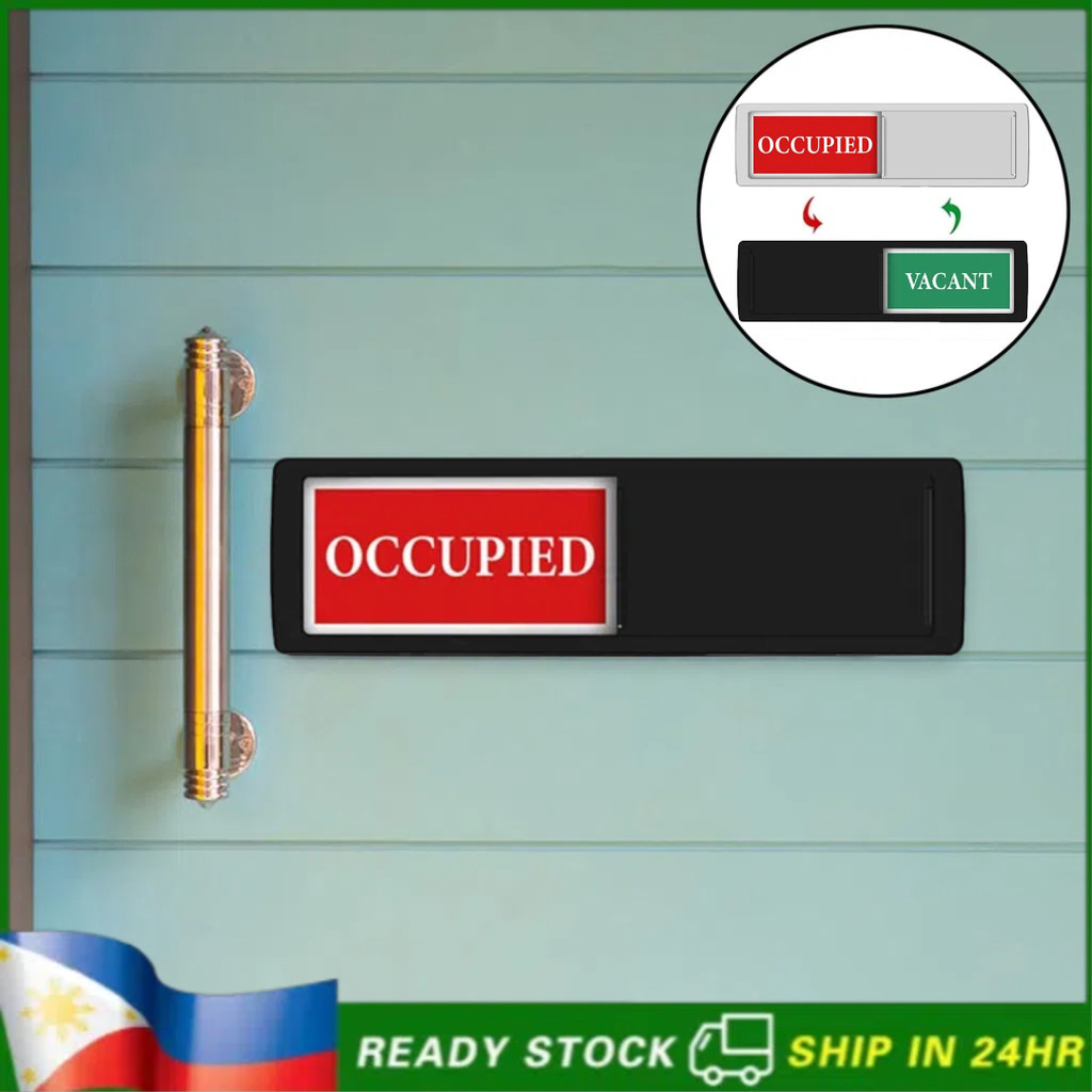 Occupied Vacant Door Sign for Office Meeting Room Door Occupied Vacant ...
