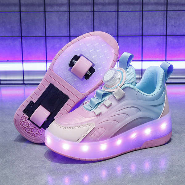 kasut roda viral roller skate shoes kasut roda Influencer Rechargeable ...
