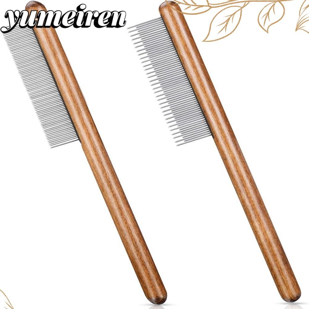 YUMEIREN|Fringe Comb, Stainless Steel Solid Wood Stainless Steel|Brush ...