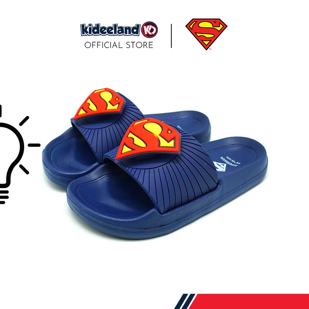 Superman Slide Sandals (DCS2010) - Kideeland | Shopee Malaysia