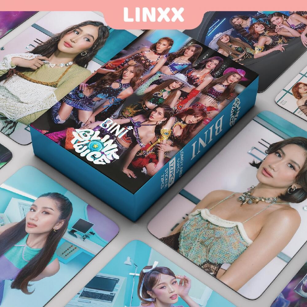 LINXX 127PCS BINI Group BLINK TWICE Album LOMO Cards Philippine Girl ...
