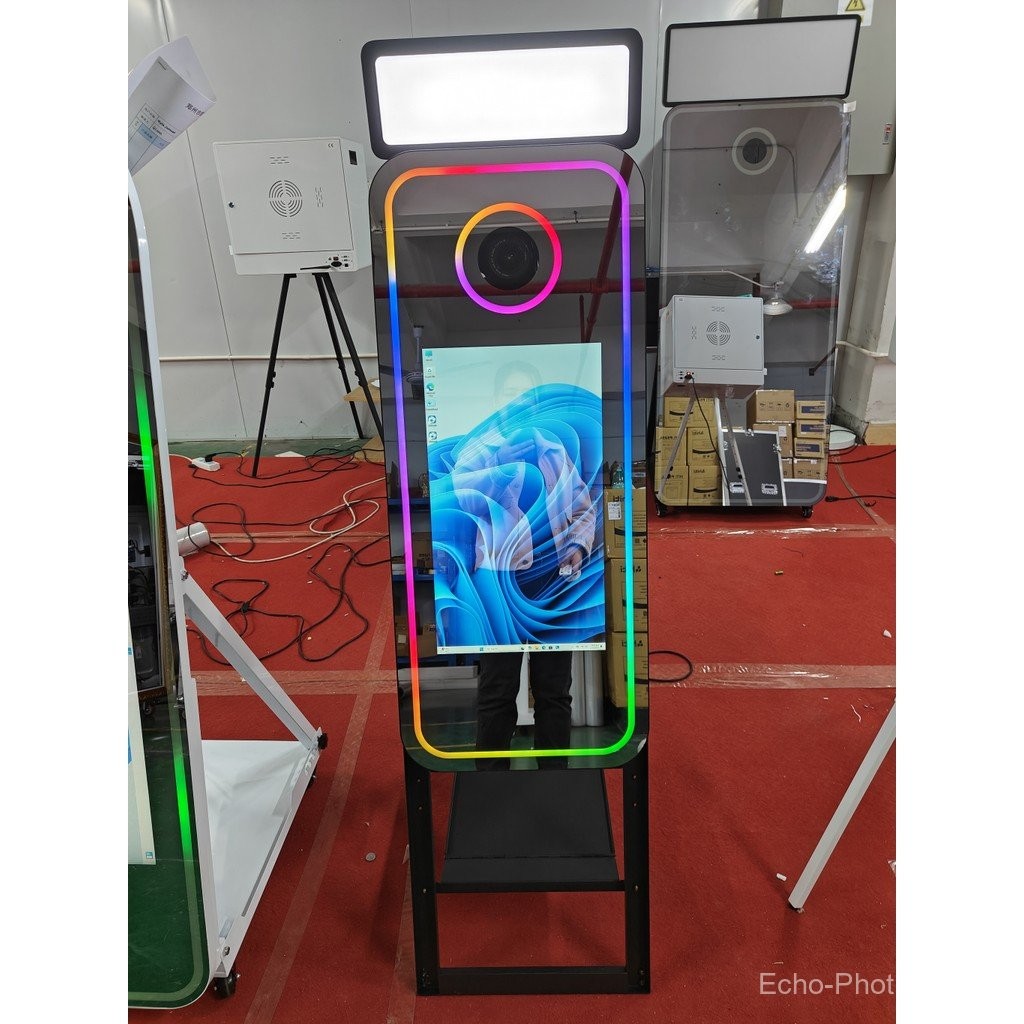 《KL IN STOCK》Magic Mirror Photo Boot 40 inch Newest selfie magic mirror ...