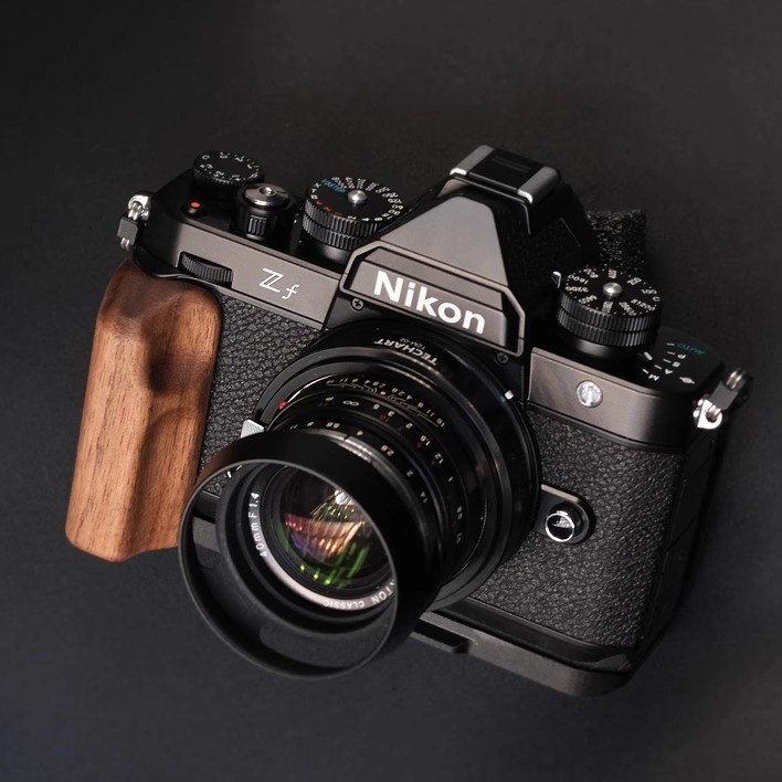 Nikon ZF Camera Retro Solid Wood Handle Vise Original Extra Large ...