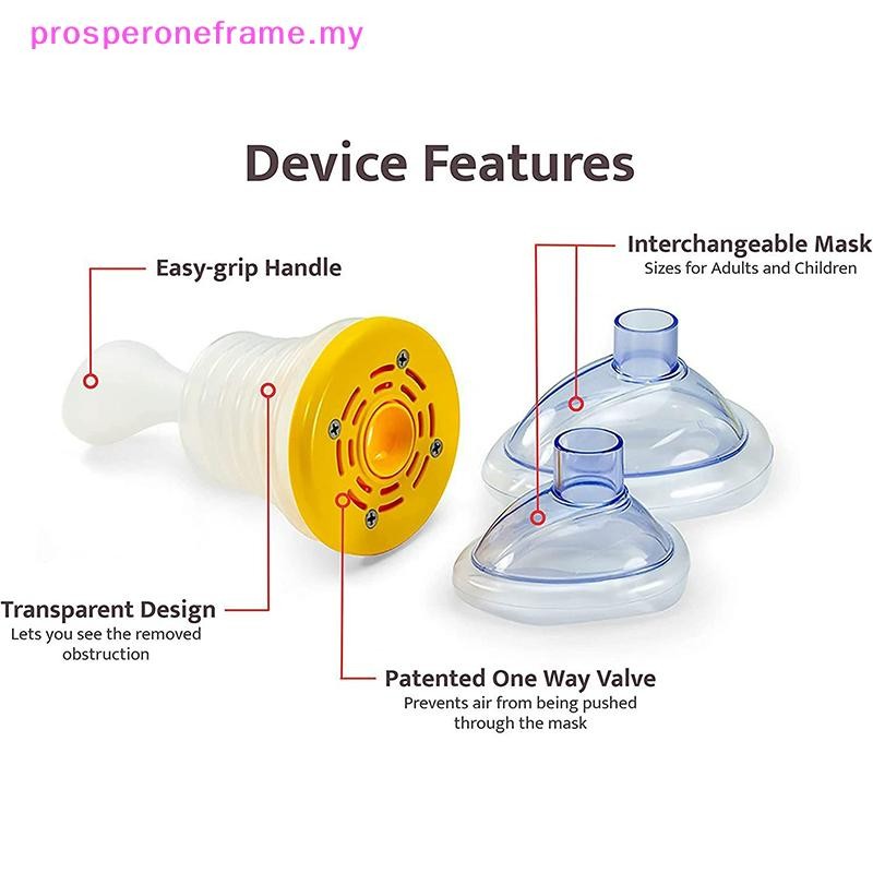 prosperoneframe Rescue First Aid Kit Anti Suffocation Choking Emergency Device To Use Breathing ...