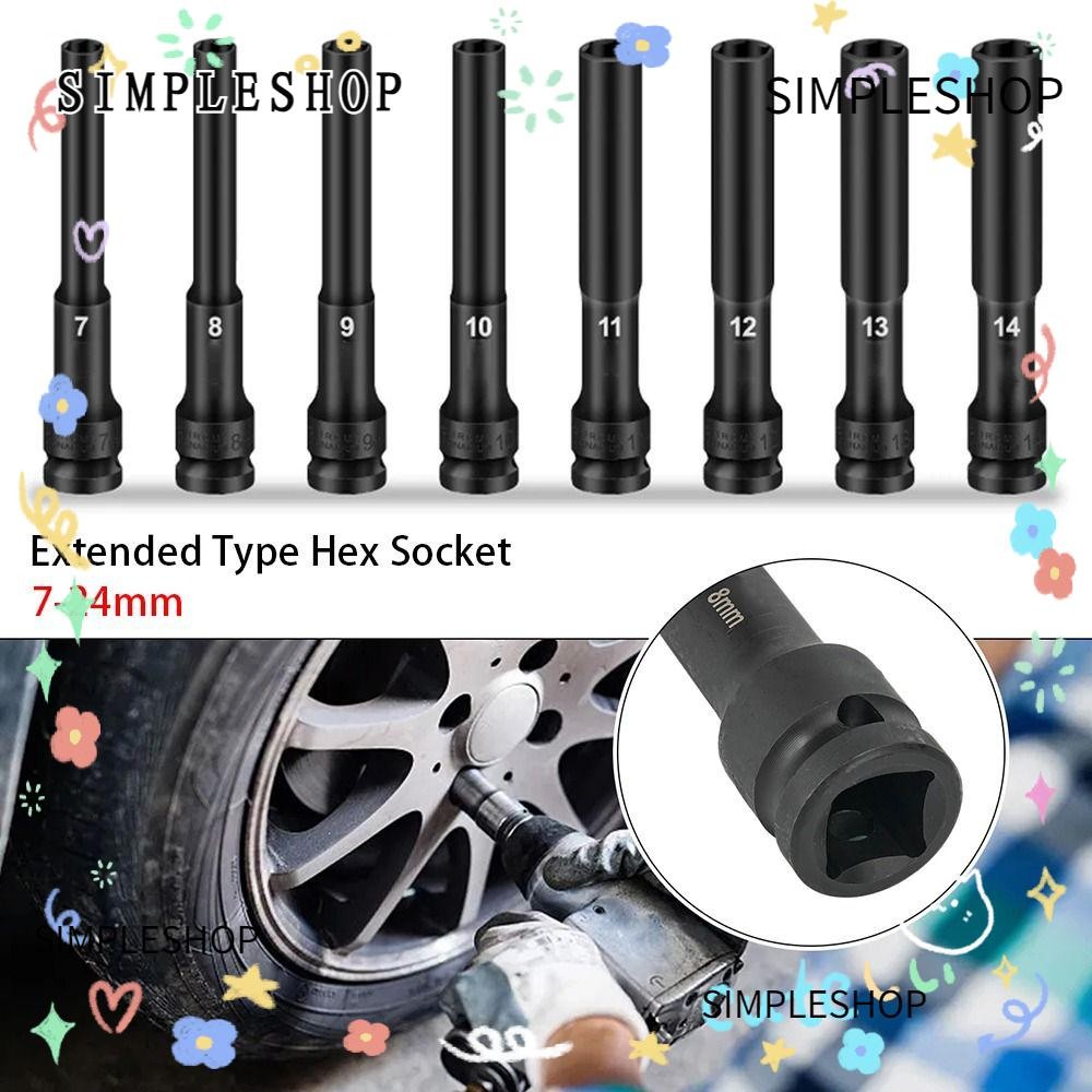 SIMPLESHOP 1Pcs Impact Wrench Drive Socket, Spanner Converter Reducer ...