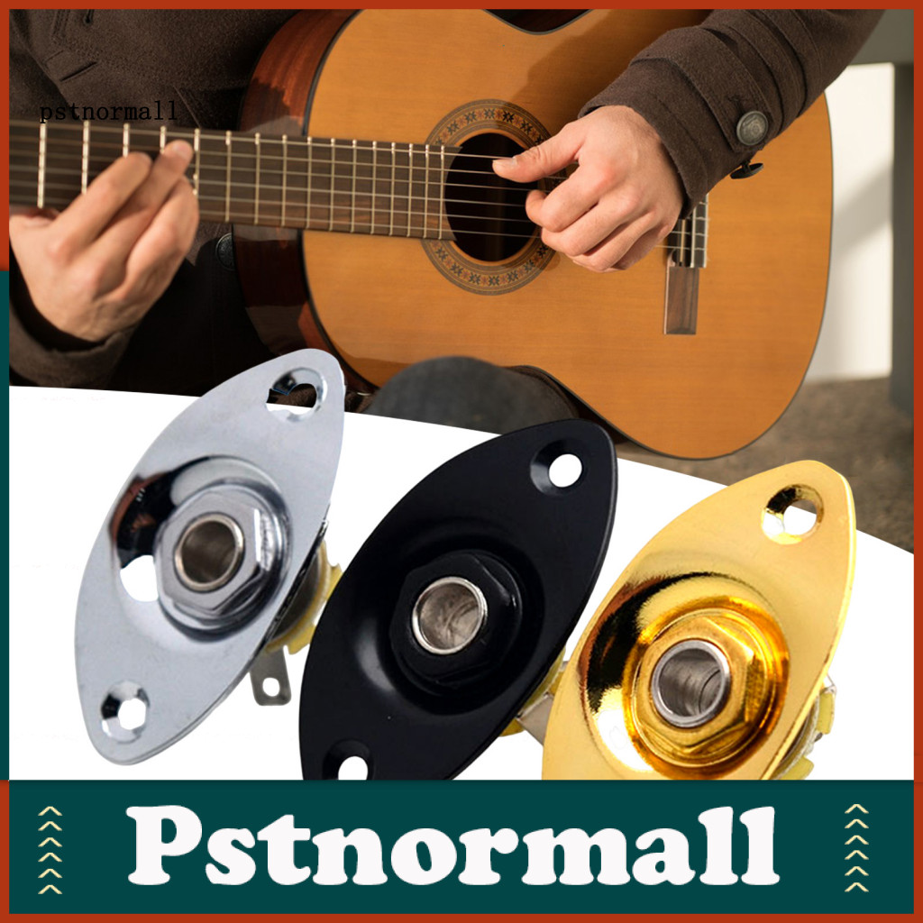 Gold Instrument Socket Electric Guitar Accessory Metal Oval Electric ...