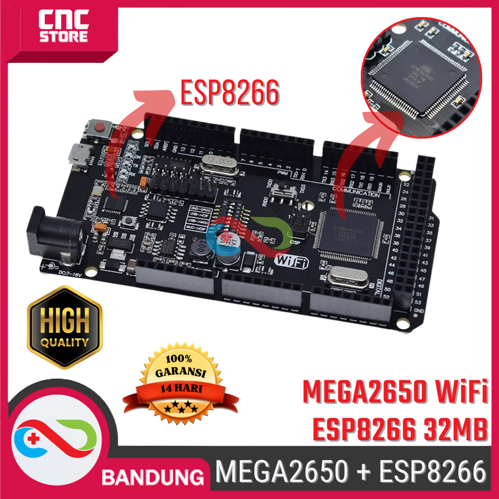 Arduino Mega2560 R3 Built-in IOT Wifi ESP8266 32MB Wemos Nodemcu Board | Shopee Malaysia