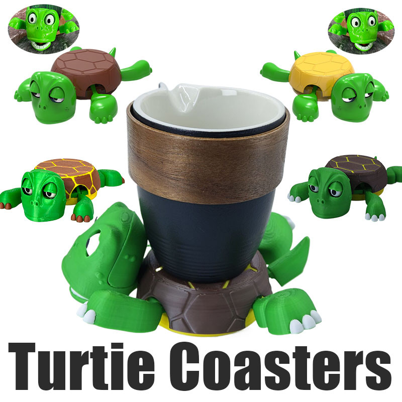 Turtle Coasters-3D with Sound Action Figurines 2025 New Ordinary ...