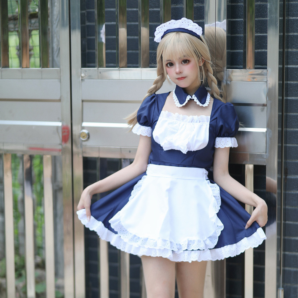 Original Akihabara Japanese Cute Maid Costume Classic Maid Costume ...
