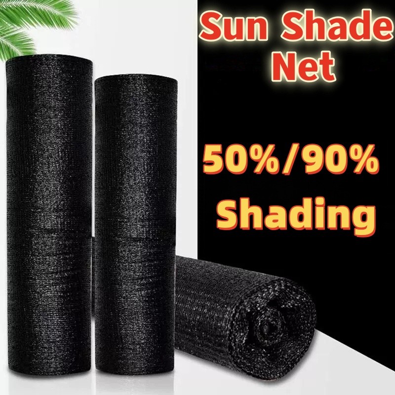 Black Sun Shade Orchid Net 50% 90% Jaring Hitam Garden UV Protection ...