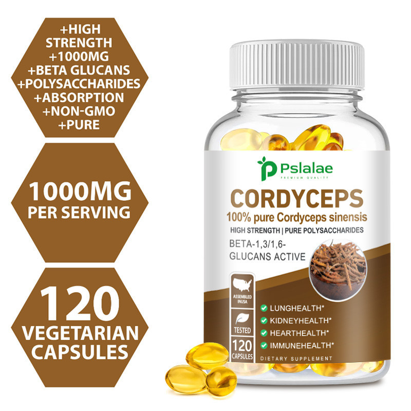 Pslalae Cordyceps Supplement - Lung and Respiratory Health, Energy and ...