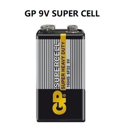 GP 9V Super Cell Heavy Duty Battery | Shopee Malaysia