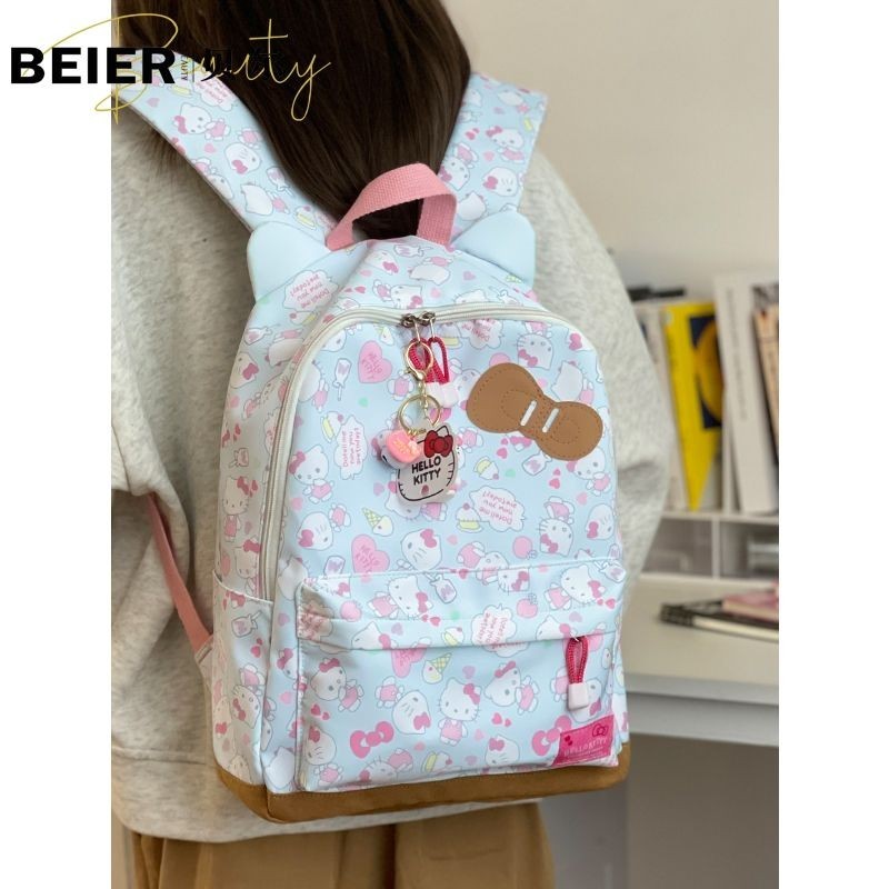 Bell Campus Homemade Sweet Schoolbag Cute Bow Ears Large Capacity ...