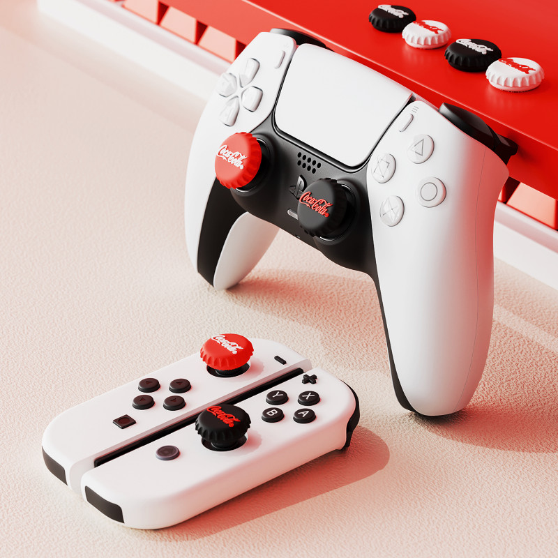 Geekshare Coca-Cola Creative Theme Silicone Thumb Grip Caps for ...
